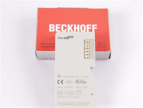 Beckhoff 2port Ethercat Junction Ek1122 New Open Box € 6500