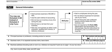 Irs Schedule C Ez Fill Out Printable PDF Forms Online