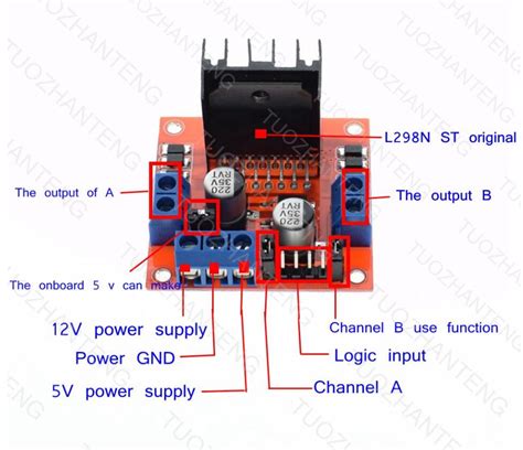 L298n Dual H Bridge Stepper Motor Drive Controller Board Module For Arduino Auscom Computers