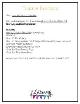How To Catch A Class Pet Book Companion Made By Teachers