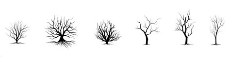 Naked Tree Vector Art Icons And Graphics For Free Download