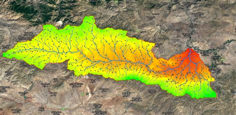 داده های Gis حوزه آبخیز اهر چای استان آذربایجان شرقی