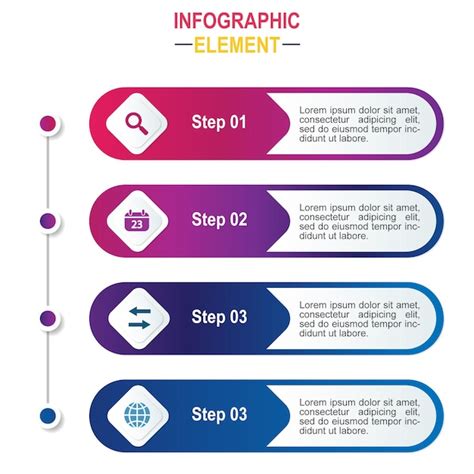 Premium Vector Unique Powerpoint Infographic Vector Element
