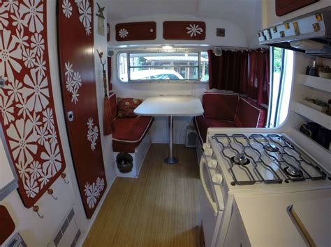 Cranberry 17 Ft Boler Interior Vintage Camper Redo