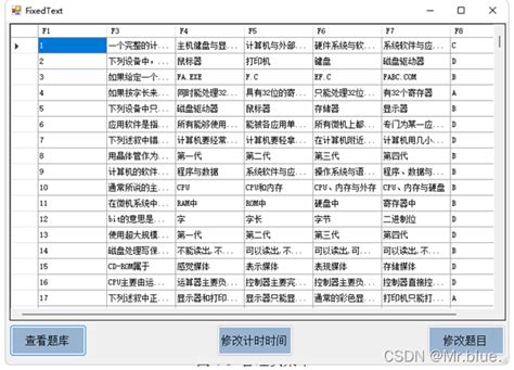 C单机考试系统 Csdn博客