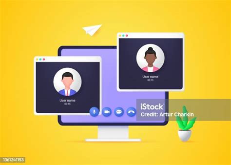 온라인 회의 동료는 비디오 통신을 통해 서로 통신합니다 3차원 형태에 대한 스톡 벡터 아트 및 기타 이미지 3차원 형태 Brand Name Online