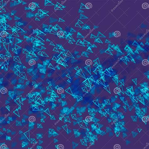 Array With Dynamic Emitted Particles Abstract Background Bokeh Effect