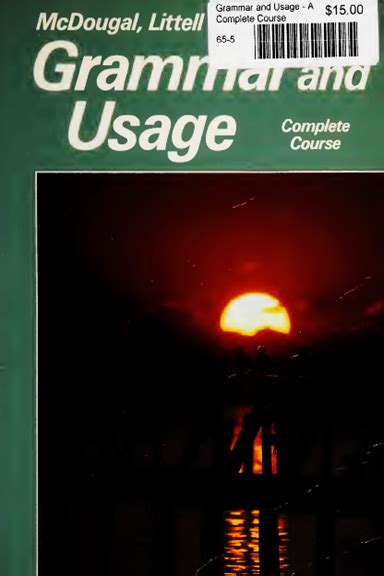 Mcdougal Littell Grammar And Usage Complete Course Tủ Sách Học Ngoại Ngữ