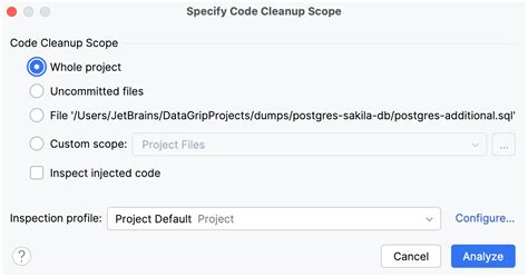 Get Results And Fix Problems Datagrip Documentation