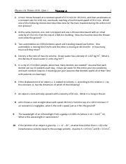 Phys 2A Quiz 1 Solutions Text 2 Pdf Physics 2A Winter 2018 Quiz 1 Version A 1 1 Course Hero