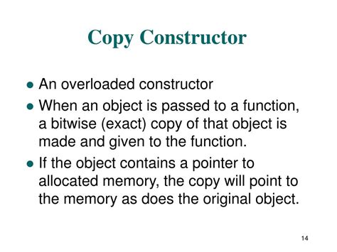 PPT Copy Constructor PowerPoint Presentation Free Download ID 6080003