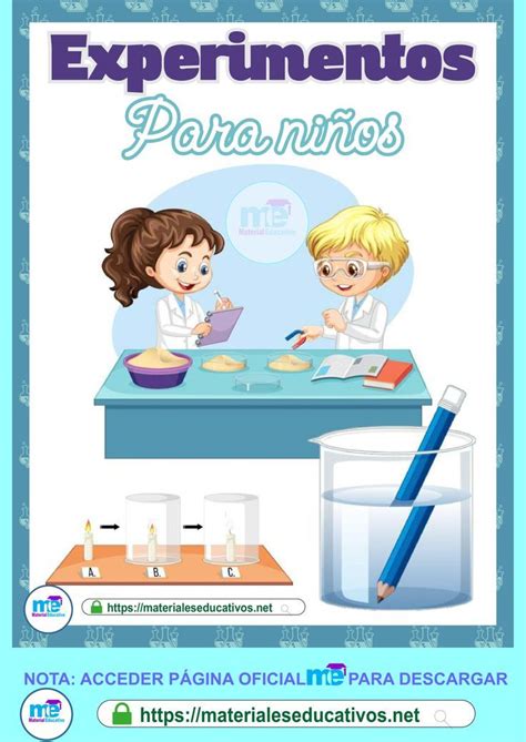 Manual De Experimentos Para NiÑos Experimentos Para Niños