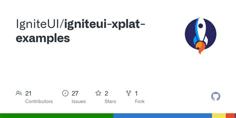 github igniteui igniteui xplat examples