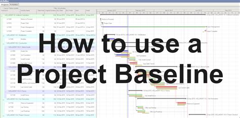 How To Use A Project Baseline Ten Six Consulting