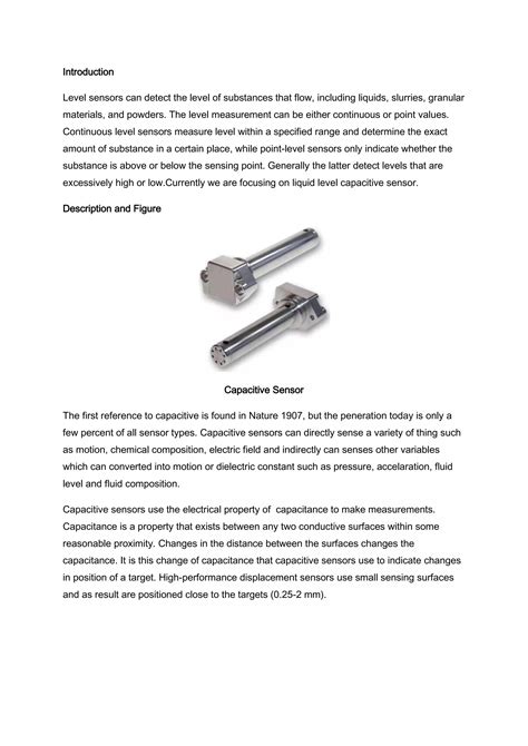 Capacitive Sensor Docx