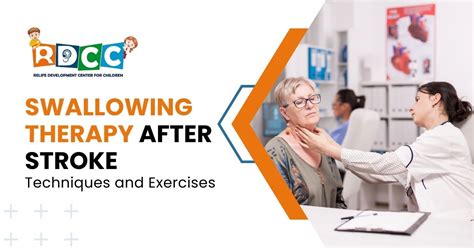 Swallowing Therapy After Stroke Techniques And Exercises Rdcc Healthcare Relife
