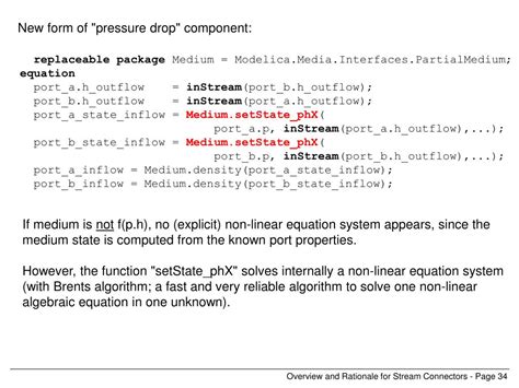Ppt Overview And Rationale For Modelica Stream Connectors January 27