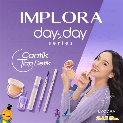 Jual Implora Day To Day All Series Brow Pop Lip Bullet Lite Matte Lip Cream Two Way Cake