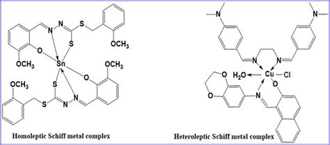 Schiff Bases And Their Metal Complexes Synthesis Structural Characteristics And Applications