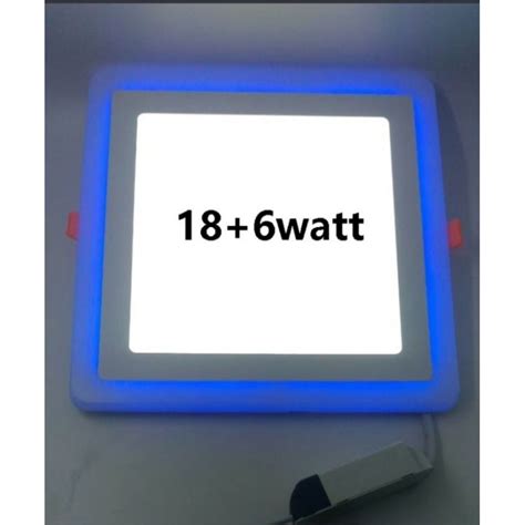 Jual Lampu Downlight 2 Warna Lampu Downlight 3 Warna Downlight Led 18 6 Kotak Biru