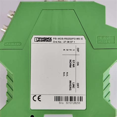 Phoenix Contact PSI MOS RS232 FO 850 E 2708371 Elektro Marine