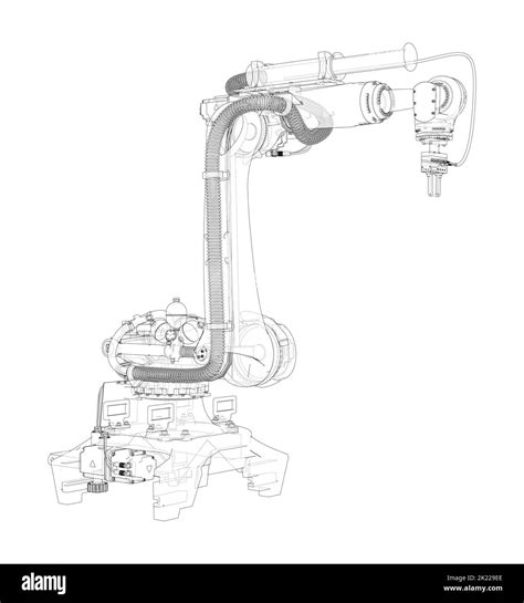 industrial robot manipulator stock vector image and art alamy