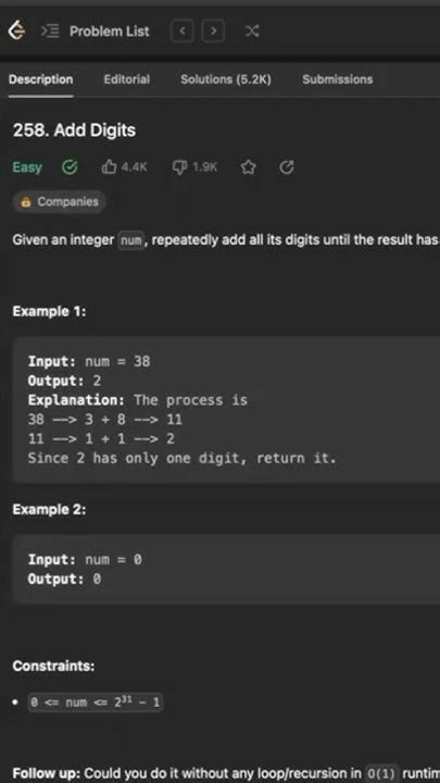 5 вариантов решения алгоритма Add Digits Swift алгоритмы Leetcode собеседование Youtube