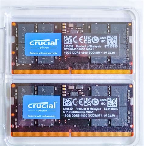 筆電 桌機 美光 Crucial Ddr5 32gbkit 16gb 2 Sodimm記憶體開箱測試 滄者極限