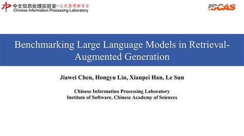 Benchmarking Large Language Models In Retrieval Augmented Generation Underline