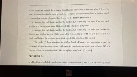 game theory problem set r gametheory