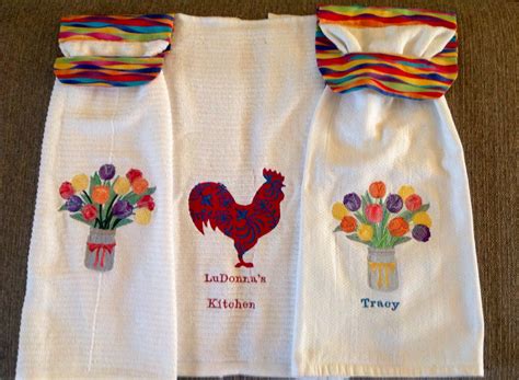 Embroidery Kitchen Towels Towel Embroidery Designs Machine