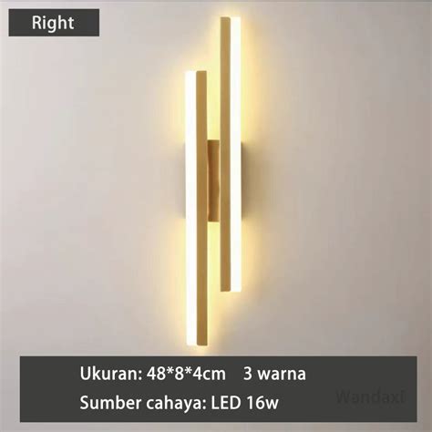 Jual Nordic Modern Lampu Dinding Kamar Tidur Lampu Dinding Ruang Tamu Lampu Dinding Minimalis