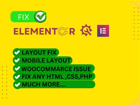Elementor Fix Issue Within 24 Hours By Ebadatwp Fiverr