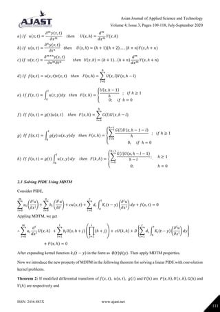 Solving Partial Integro Differential Equations Using Modified Differential Transform Method