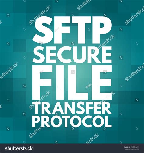 Vektor Stok Sftp Secure File Transfer Protocol Network Tanpa Royalti 1717285453 Shutterstock