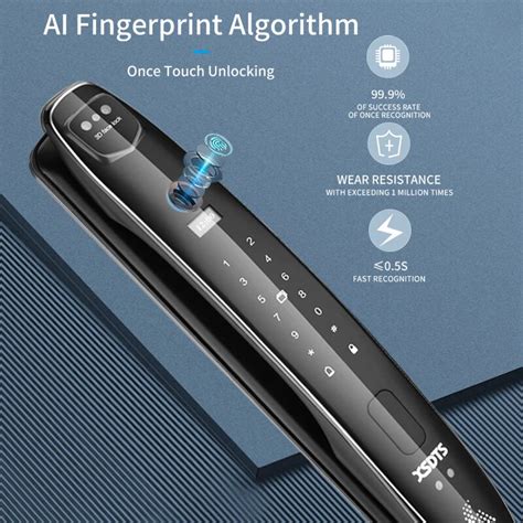 Cs7 3d Face 30 300mm Lock Body Smart Door Lock Security Camera Monitor Lock Intelligent