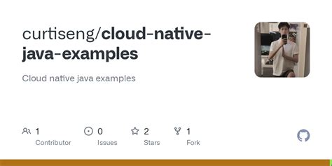 GitHub Curtiseng Cloud Native Java Examples Cloud Native Java Examples