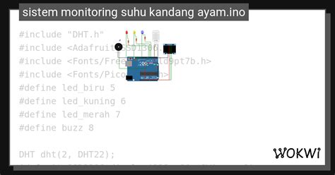 Sistem Monitoring Suhu Kandang O Wokwi Esp32 Stm32 Arduino