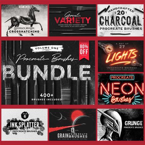 Procreate Brushes Bundle MasterBundles Procreate Brushes Bundle MasterBundles