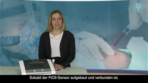 Vivo 5565 Setting Up The Fio2 Sensor German Youtube