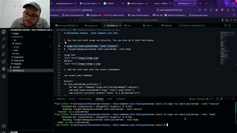Eric Ríos On Linkedin Rust Command Line Tool Palindrome Checker
