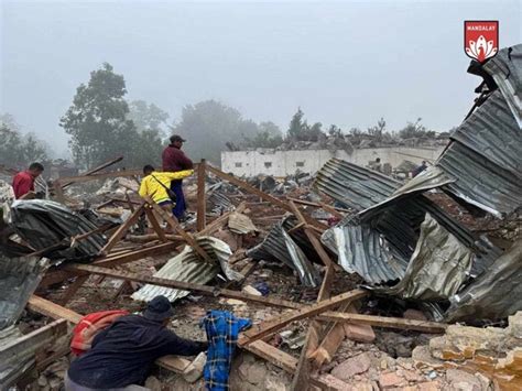 မန္တလေး Pdf က ဖမ်းဆီးရမိသည့် စစ်ကောင်စီတပ်ဖွဲ့ဝင် စစ်သုံ့ပန်းများထားရှိရာ အချုပ်ဆောင်ကို လေကြောင