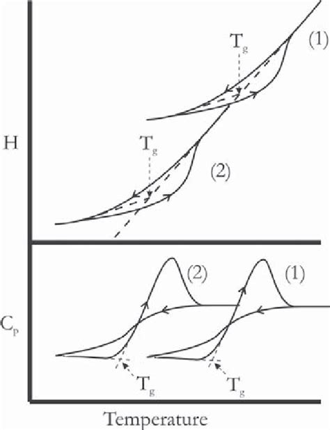 Plot Of The Enthalpy H And The Heat Capacity C P Versus Download Scientific Diagram