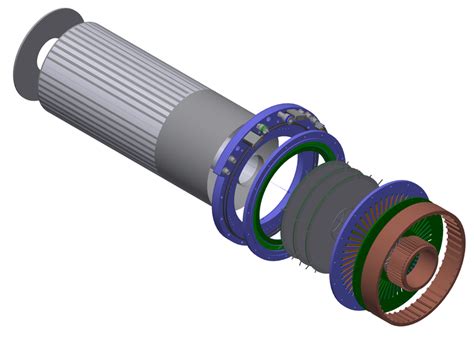 Exploded View Of The Tpc Prototype Featuring A Triple Gem Stack