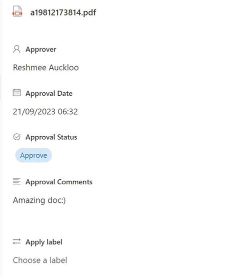 Updating Approval Details In Sharepoint Library Using Send Request To Sharepoint In Power