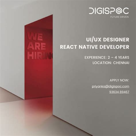 Reactnativedeveloper Reactnative Opentowork Hiring Uiuxdesigner Priyanka Sachidhanandham