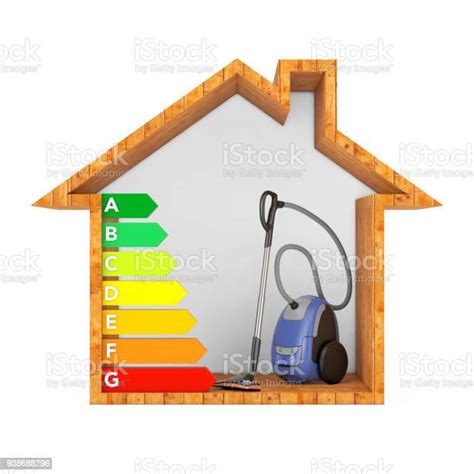 에너지 효율 등급 차트 추상적인 나무 생태 집에 현대 진공 청소기 3 차원 렌더링 가사 집안일에 대한 스톡 사진 및 기타 이미지 가사 집안일 경제 고급 Istock