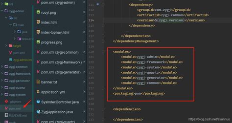 Idea Springboot多模块修改子模块名及包名基于若依项目改造idea子模块名 Csdn博客