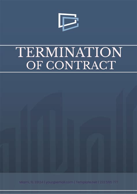 Free Termination Of Contract Template To Edit Online