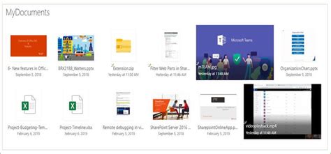 Sharepoint Online Modern Document Library View Formatting Thumbnail Along With Extension Icon